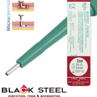 Dermal punch | Black Steel Piercing