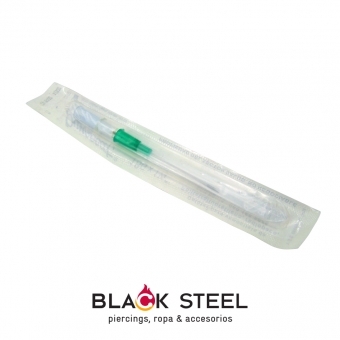 Cateter para perforaciones | Black Steel Piercing