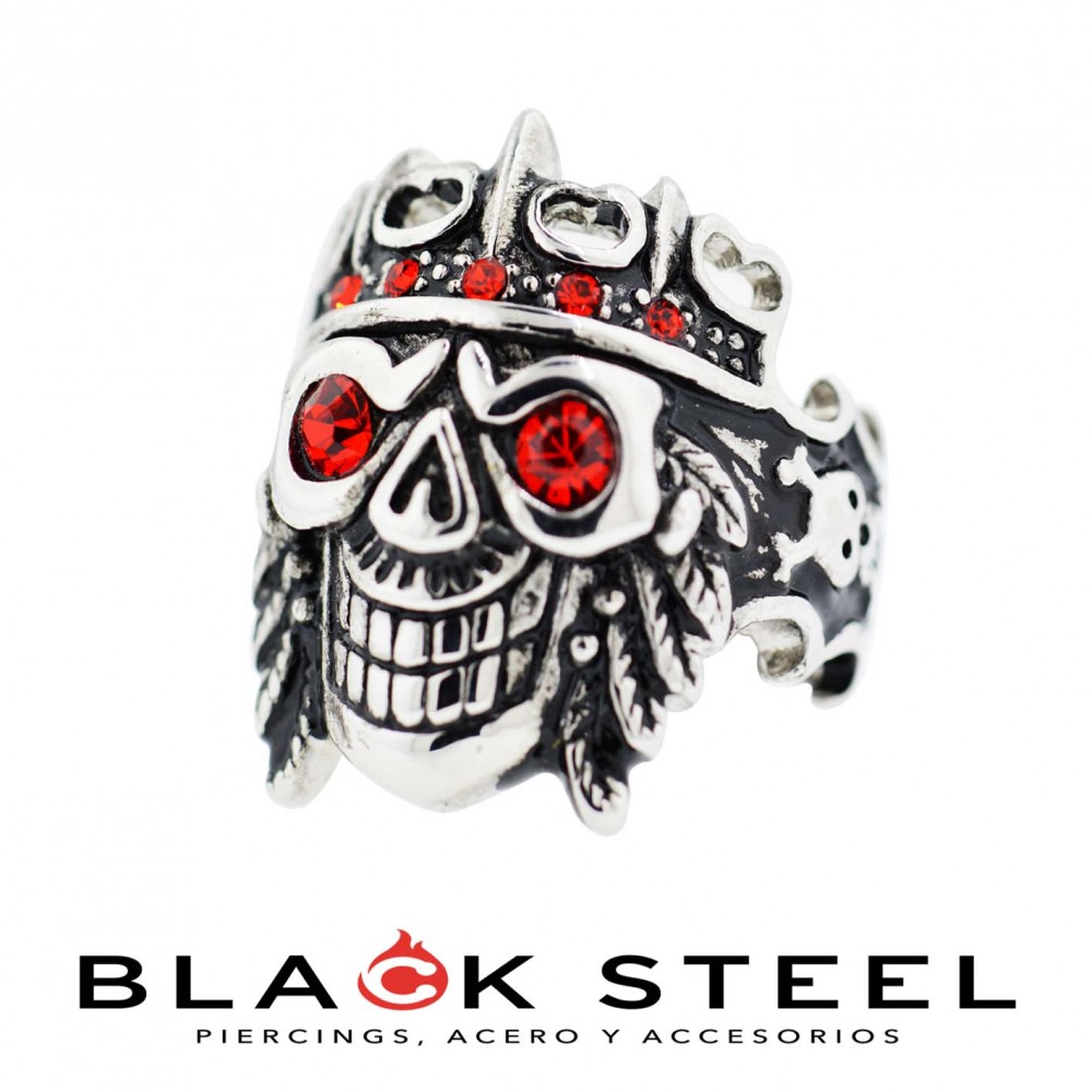 Pirate King Ring | Black Steel Piercing